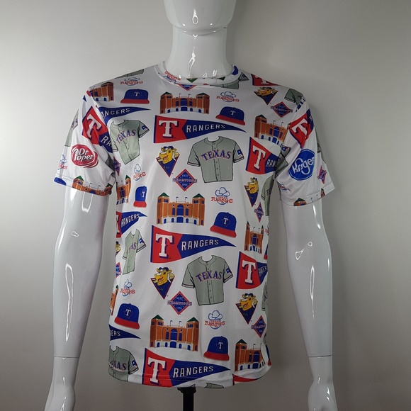 Shirts | Texas Ranger Baseball Design Tshirt Size Medium | Poshmark